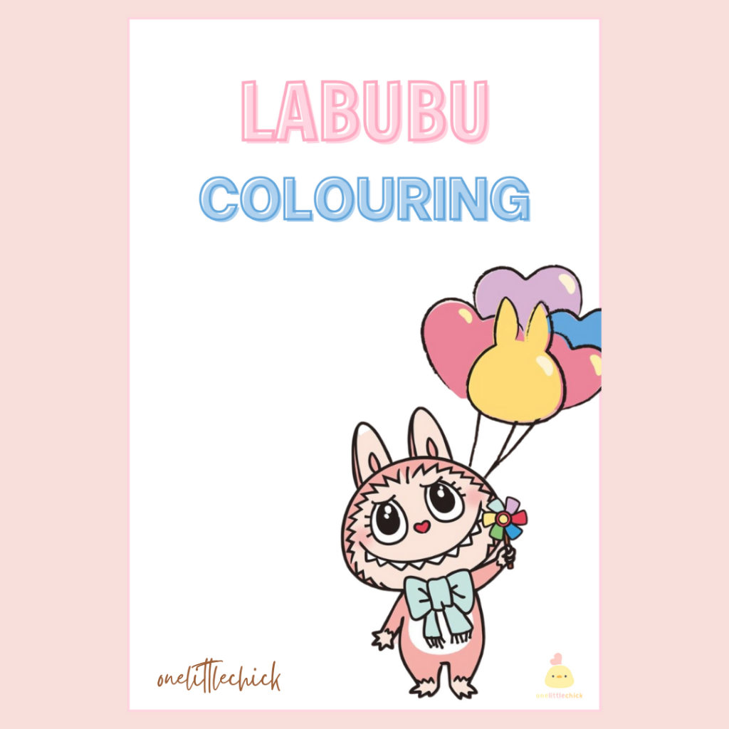 [PDF] Labubu Colouring Book Printable for Kids - 17 Pages, Perfect for ...