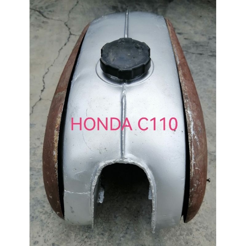 HONDA C110 2ND HAND PETROL TANK (USED) ORIGINAL FROM MOTOR | Shopee Malaysia