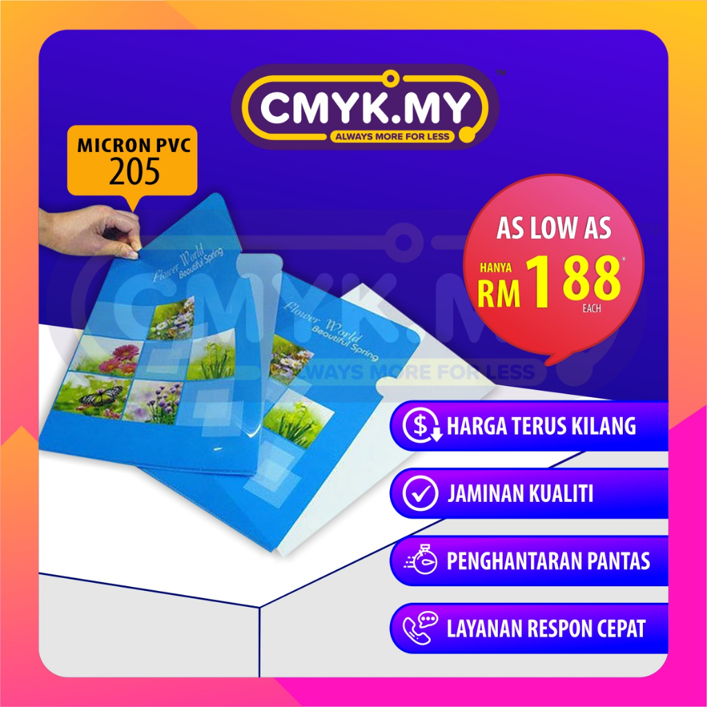 [HARGA CETAK] Plastic Folder / Presentation Folder / Corporate Folder ...