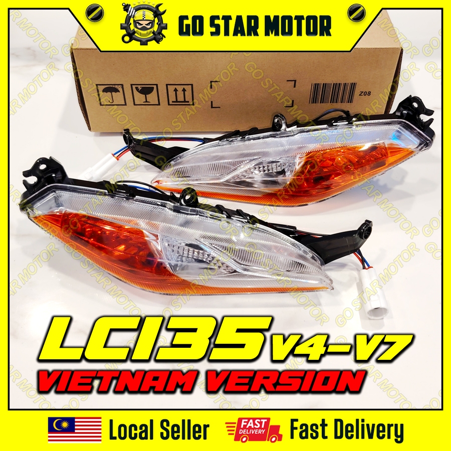 YAMAHA LC135 135LC V4 V5 V6 V7 Front Signal Set Vietnam Version Signal Depan With Bulb Set ...