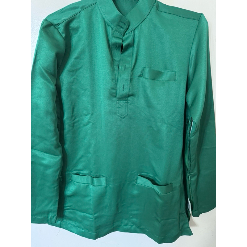 primavalet baju melayu emerald green saiz s free butang baju melayu ...