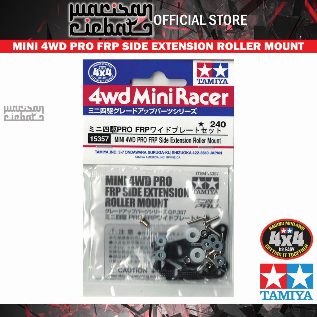 Tamiya 15357 Mini 4wd Pro FRP Side Extension Roller Mount | Shopee Malaysia