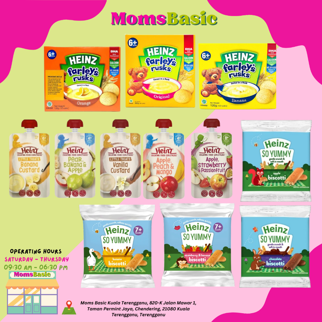 HEINZ BABY FOOD | HEINZ ORGANIC BABY FOOD | BABY RUSKS | HEINZ BABY ...