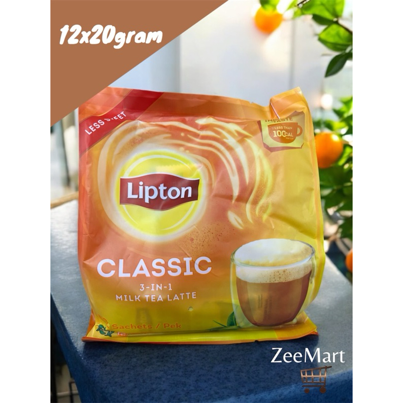 Lipton Classic Milk Tea 12 x 20gram | Shopee Malaysia