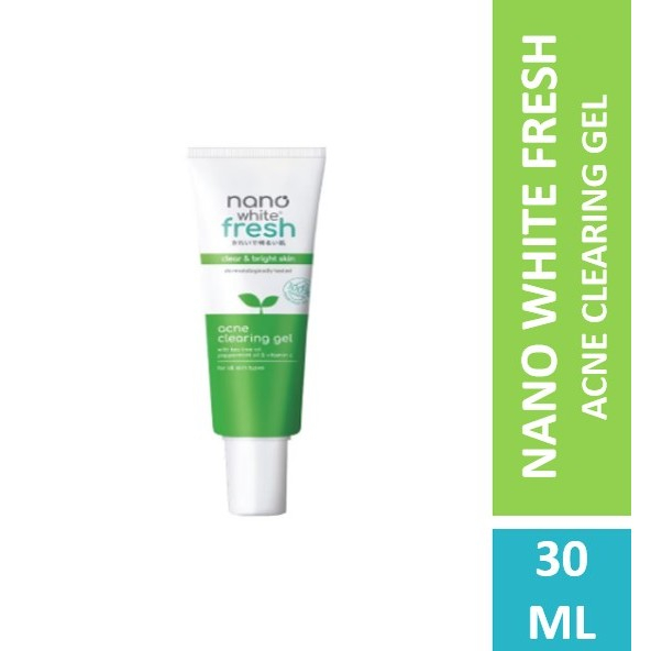 NANO WHITE FRESH ACNE CLEARING GEL 30ML ( EXP 08/2025 ) | Shopee Malaysia