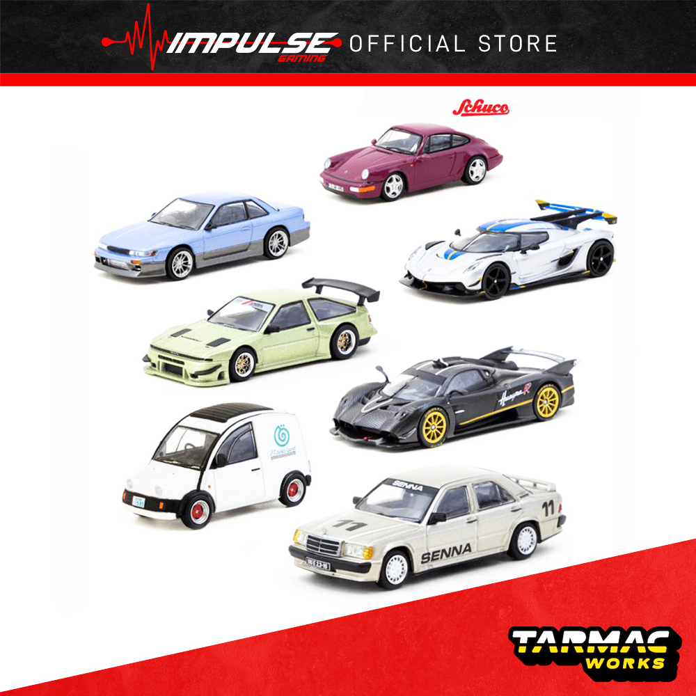 [PREORDER] Tarmac 1:64 Benz 190 E /S-Cargo / Huayra R / AE86 Green ...