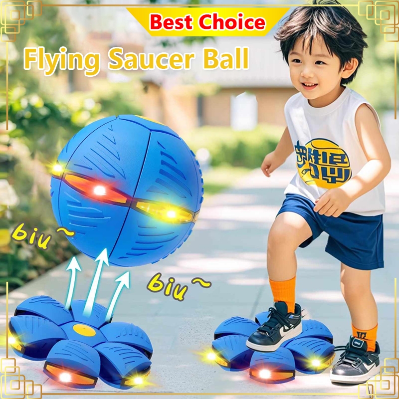 Bola Magic Flying Saucer Ball UFO Flying Ball Flat Throw Disc Ball Toy ...