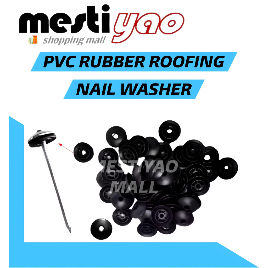 Pvc Black Rubber Roofing Nail Washer/Getah Paku Zink/Getah Paku Payung ...