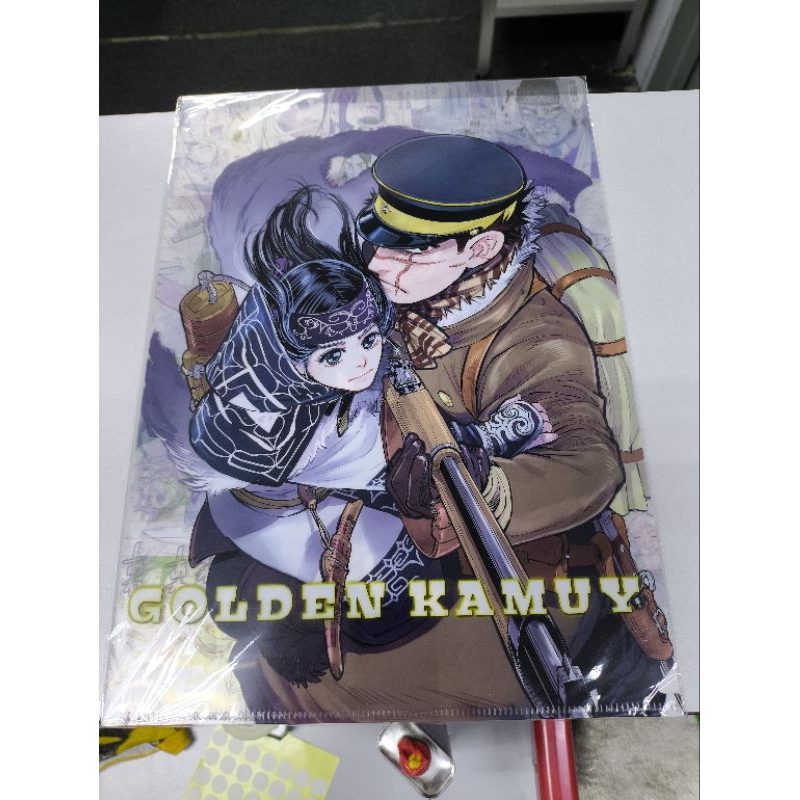 [Anime L-Shaped File] A4 size plastic file (Golden Kamui) | Shopee Malaysia