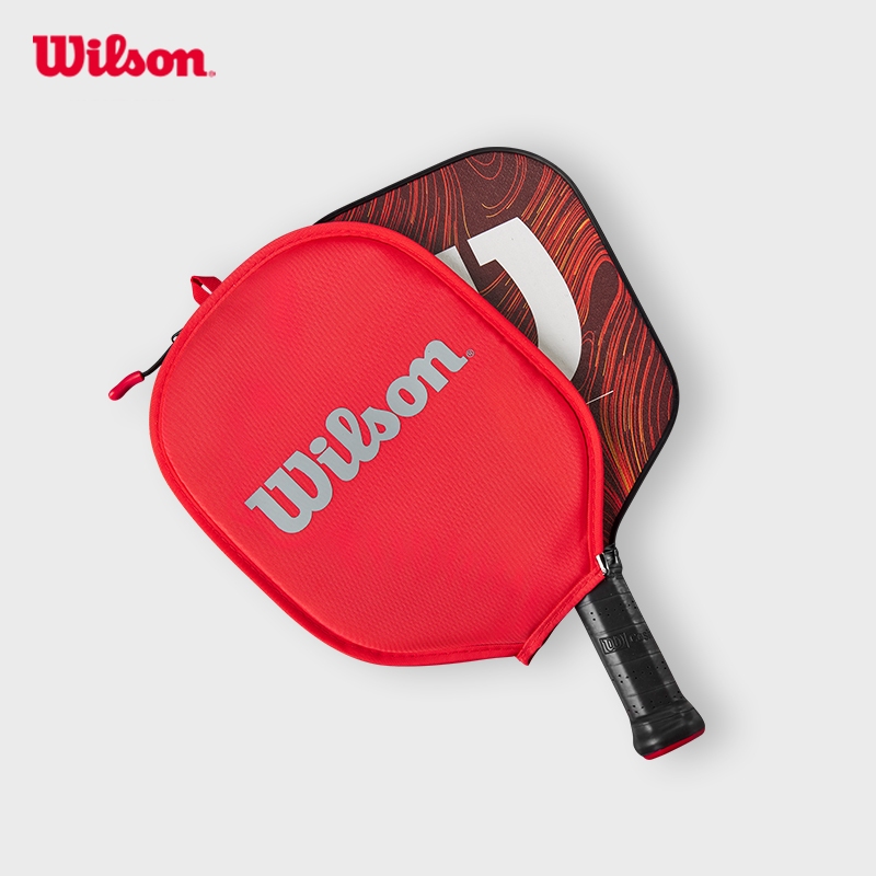 Stylish Red/Gray Wilson Pickleball Paddle Cover WR8905601001 – Fits All ...