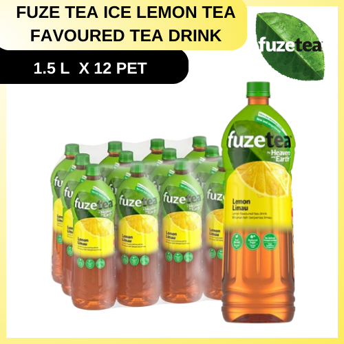 FUZE TEA Ice Lemon Tea / Jasmine Green Tea by Heaven & Earth 1.5L x ...
