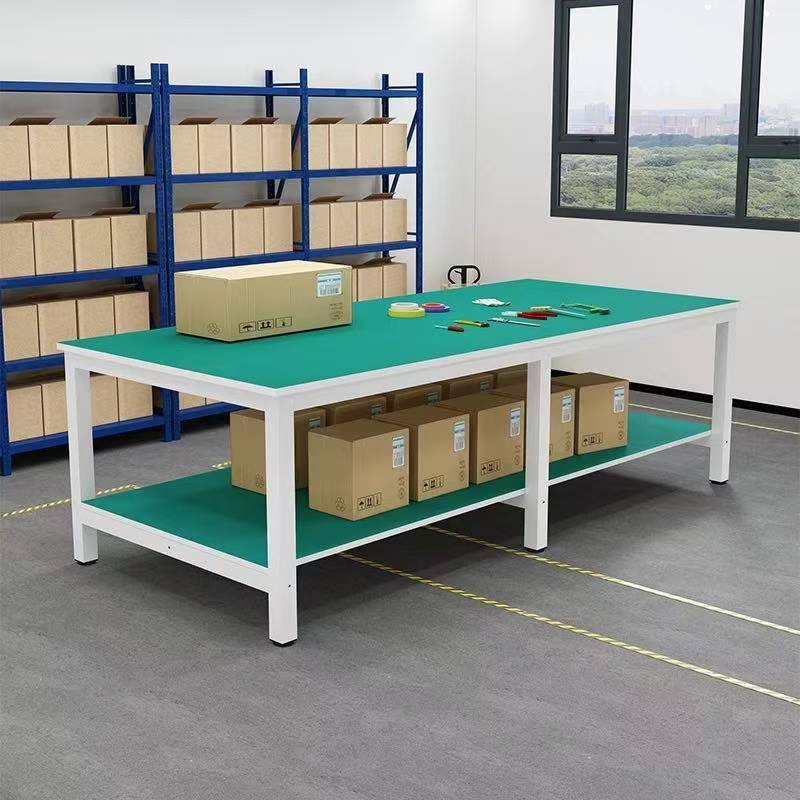 Double layer heavy-duty anti-static workbench/maintenance table ...