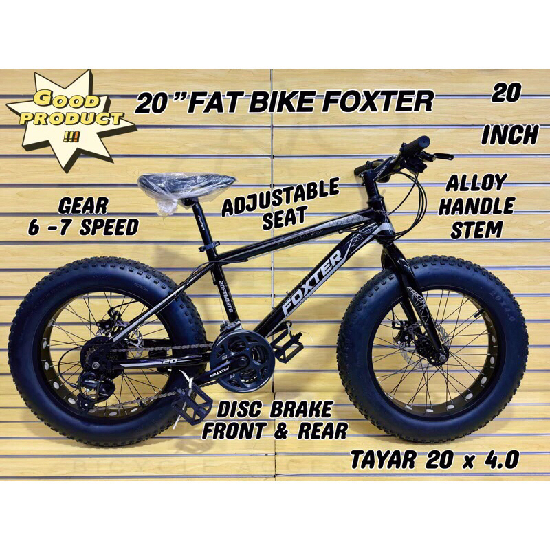 Fat Bike / Basikal Dewasa / Basikal MTB / Bicycle adults / Bicycle Fat Bike / Foxter Basikal ...