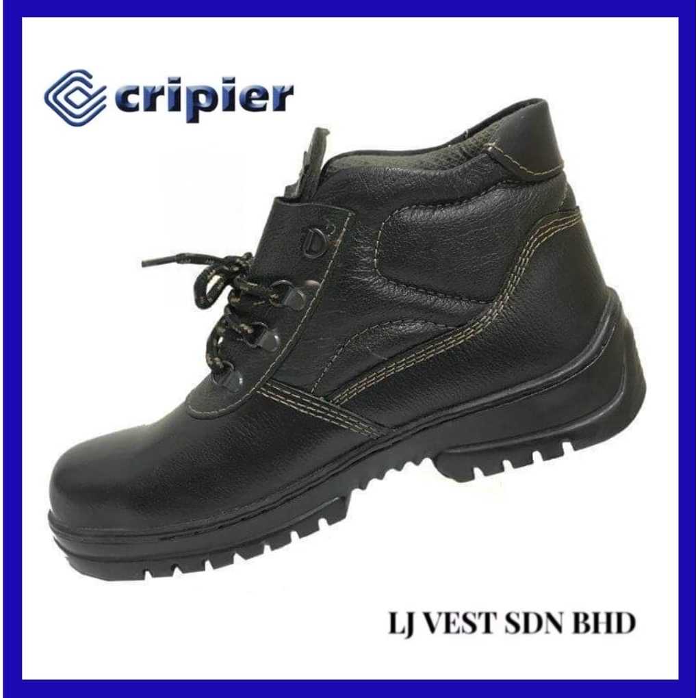 CRIPIER MID CUT SAFETY SHOES BLACK 6033-63A | Shopee Malaysia