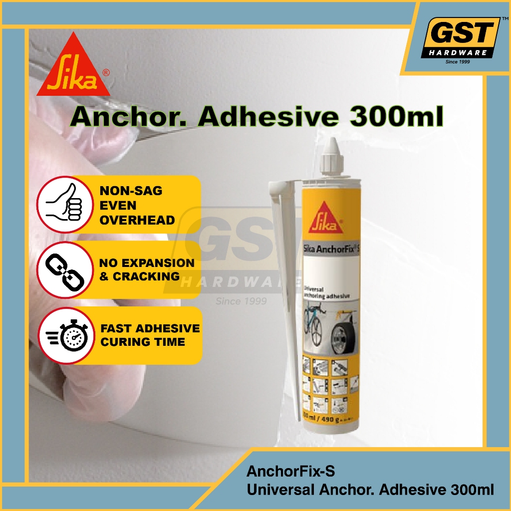 Sika AnchorFix-S Fast Curing Anchoring Adhesive 300m | Shopee Malaysia