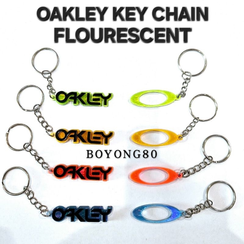 OAKLEY KEYCHAIN RANTAI KUNCI OAKLEY LOGO TIMBUL 2 LAYER AMBLEM ...