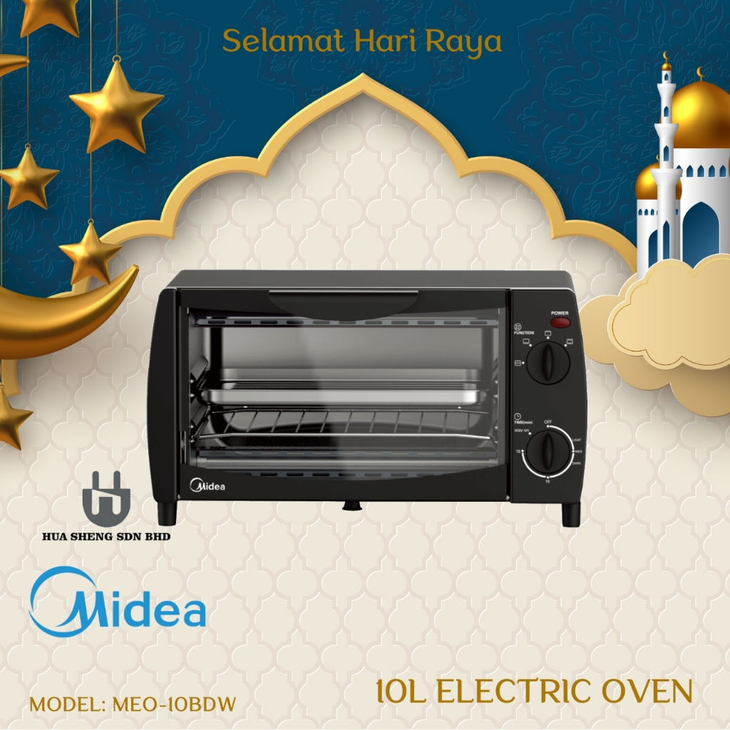 Meck/Midea Oven Toaster Fast Reheat Electric Oven (10L) MEO-10BDW ...