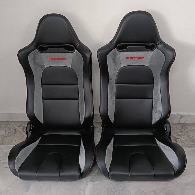 Recaro Bucket Sport Seat Premium Leather mix Alcantara Kerusi Kereta ...