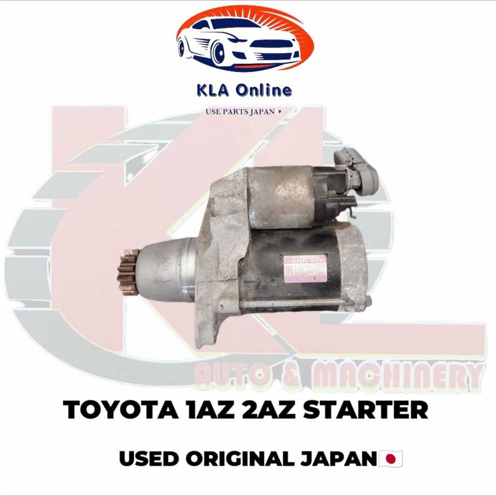 TOYOTA 1AZ 2AZ STARTER (USED ORIGINAL JAPAN) | Shopee Malaysia