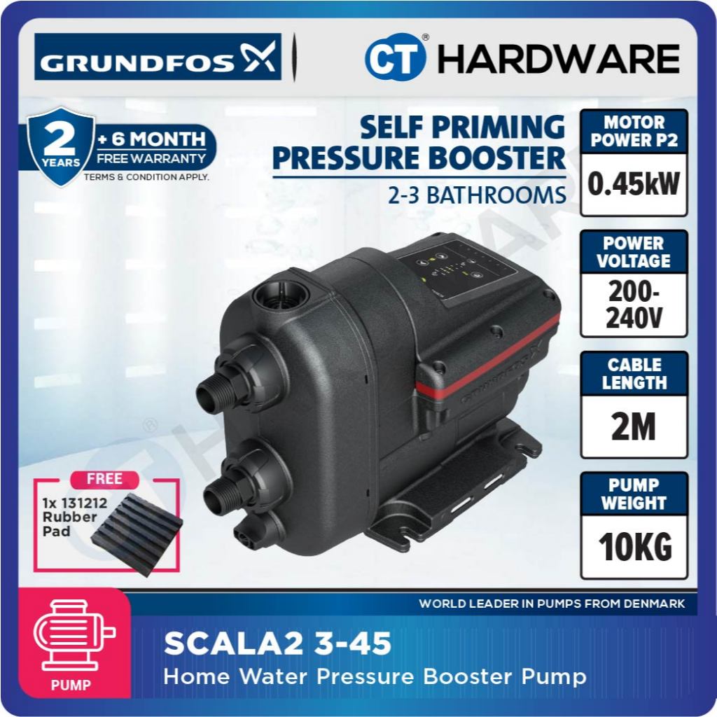 Grundfos SCALA2 3-45 Compact Self Priming Booster With Integrated Speed ...