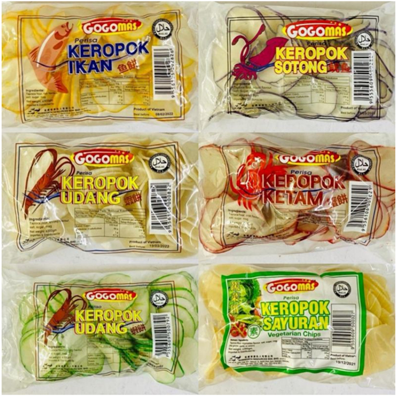 Gogomas Keropok Ikan | Keropok Sayuran | Keropok Sotong | Keropok Udang ...
