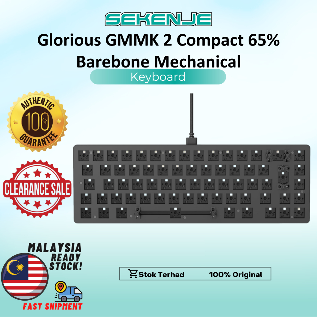 Glorious GMMK 2 Compact 65% Barebone / 65% Pre Built / 96% Pre Built ...