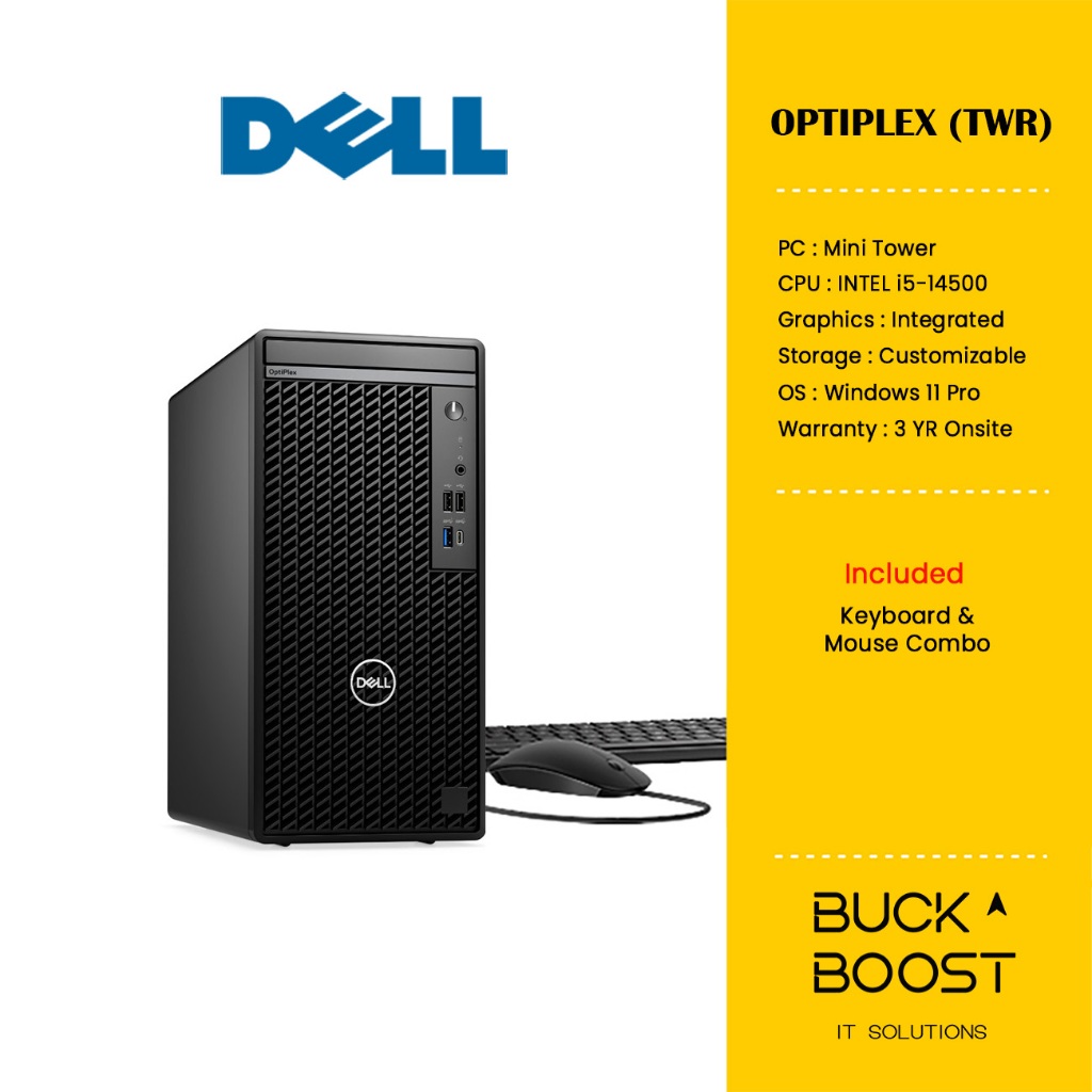 Dell OptiPlex 7020 Mini Tower Business Desktop PC ( i5-14500 / 3Y ...