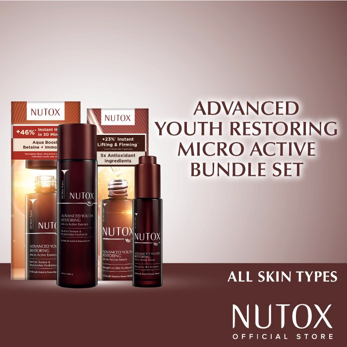 [Bundle] Nutox Advanced Youth Restoring Micro Active Bundle Set (All Skin Types) | Shopee Malaysia