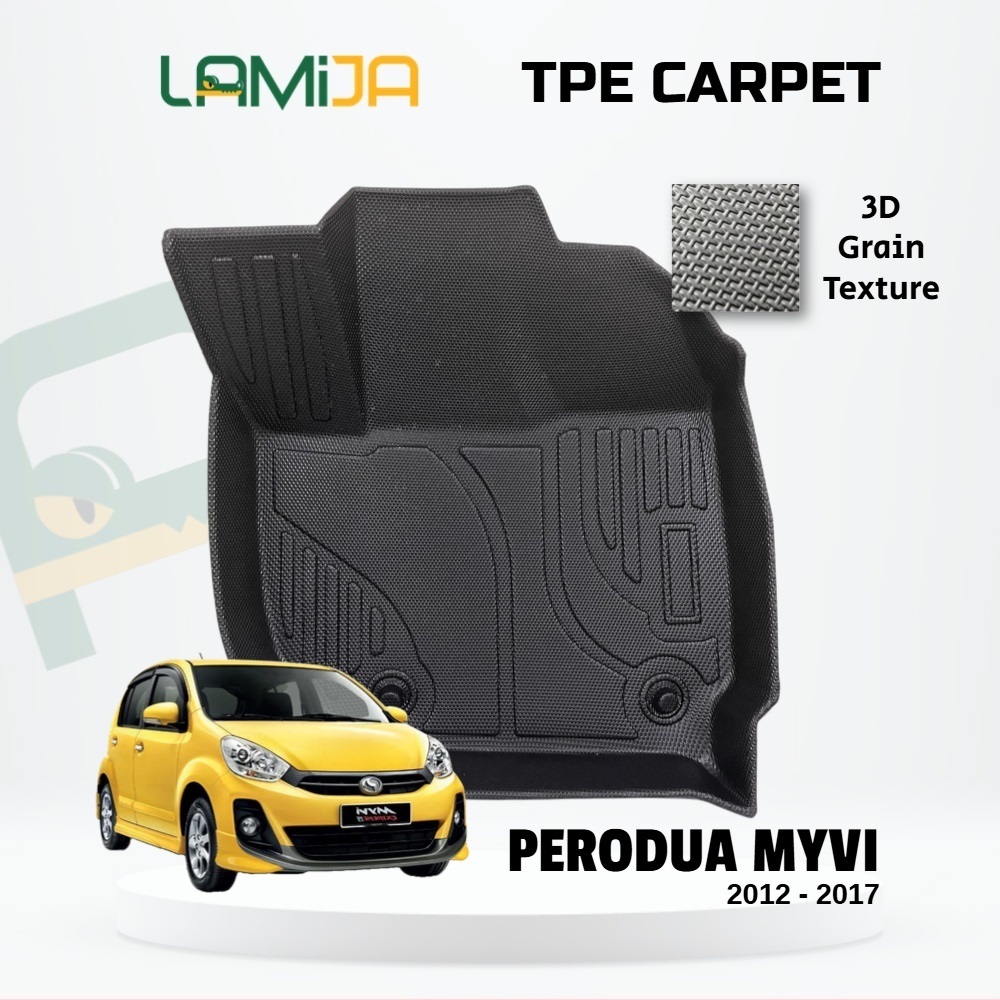Lamija TPE Perodua MYVI LAGI BEST / MYVI ICON 2012 2013 2014 2015 2016 ...