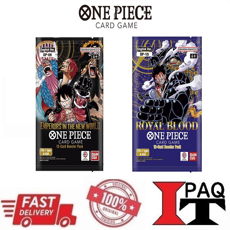 One Piece TCG Trading Card Game OP-09 / OP-10 English Version Booster ...