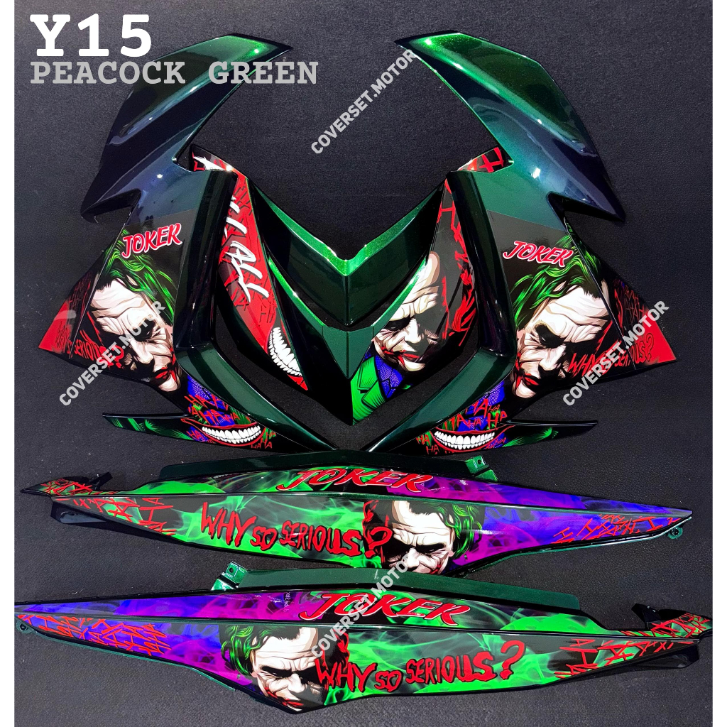 COVERSET Y15 V1 V2 JOKER Y15 REDBULL | Shopee Malaysia