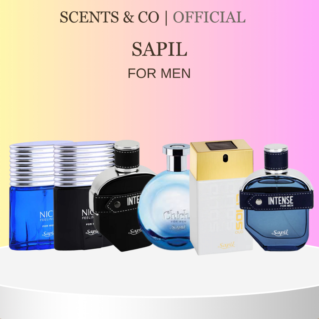 Scents & Co | Sapil For Men Collection Perfume (Nice Feeling/Intense ...