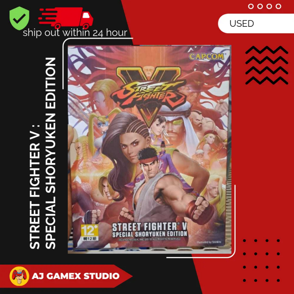 PS4 Street Fighter V: Special Shoryuken Edition | Physical Disc | Shopee Malaysia