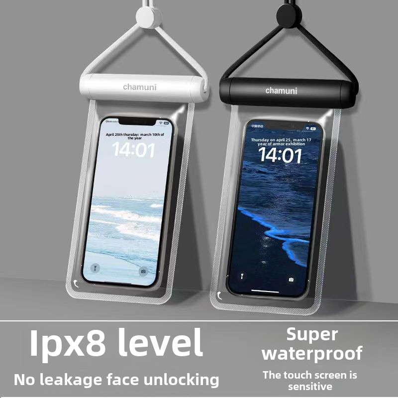 Mobile phone waterproof bag cylindrical transparent drift diving and ...