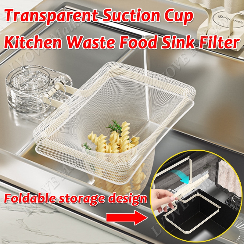 Kitchen Sink Waste Food Drainage Rack Penapis Sinki Dapur Mesh Sink Net ...