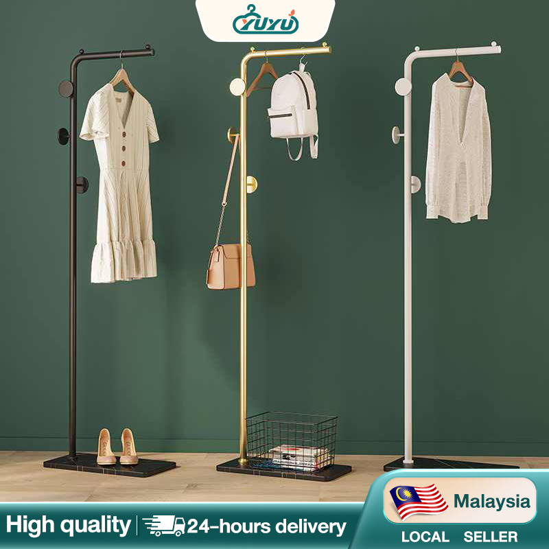 Ampaian Baju Lantai Mudah - Floor Standing Clothes Drying Rack Simple ...