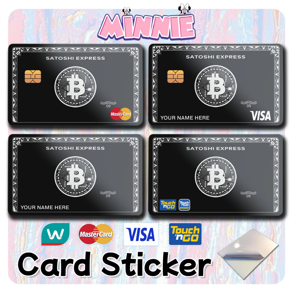 [ Satoshi Express Card ] Touch n Go Card Sticker TNG Card/Bank Card ...