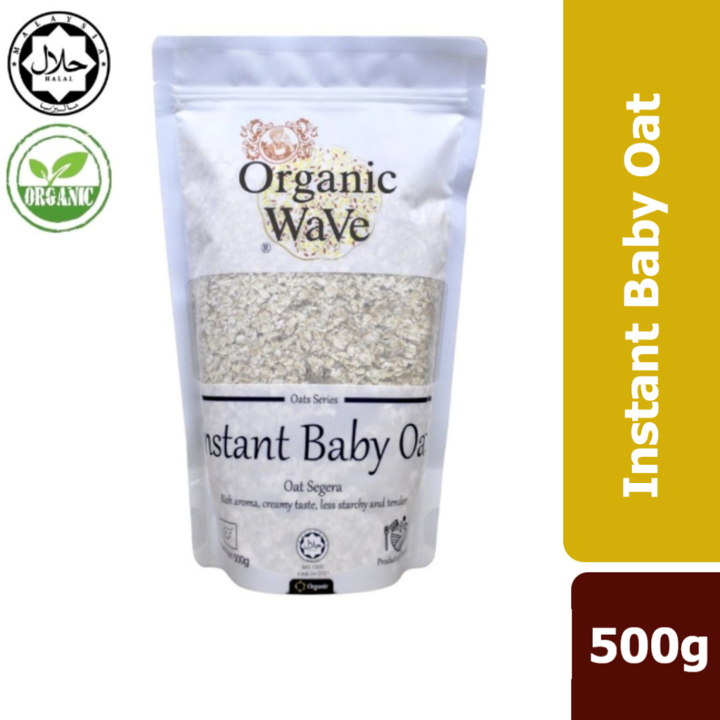 ORGANIC WAVE Instant Baby Oat 500g | Shopee Malaysia