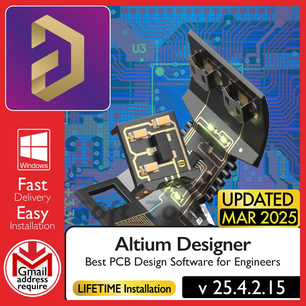 Altium Designer 25.8.1 - Best PCB Design Software for Engineers | Windows - SOFTWARE | Shopee ...