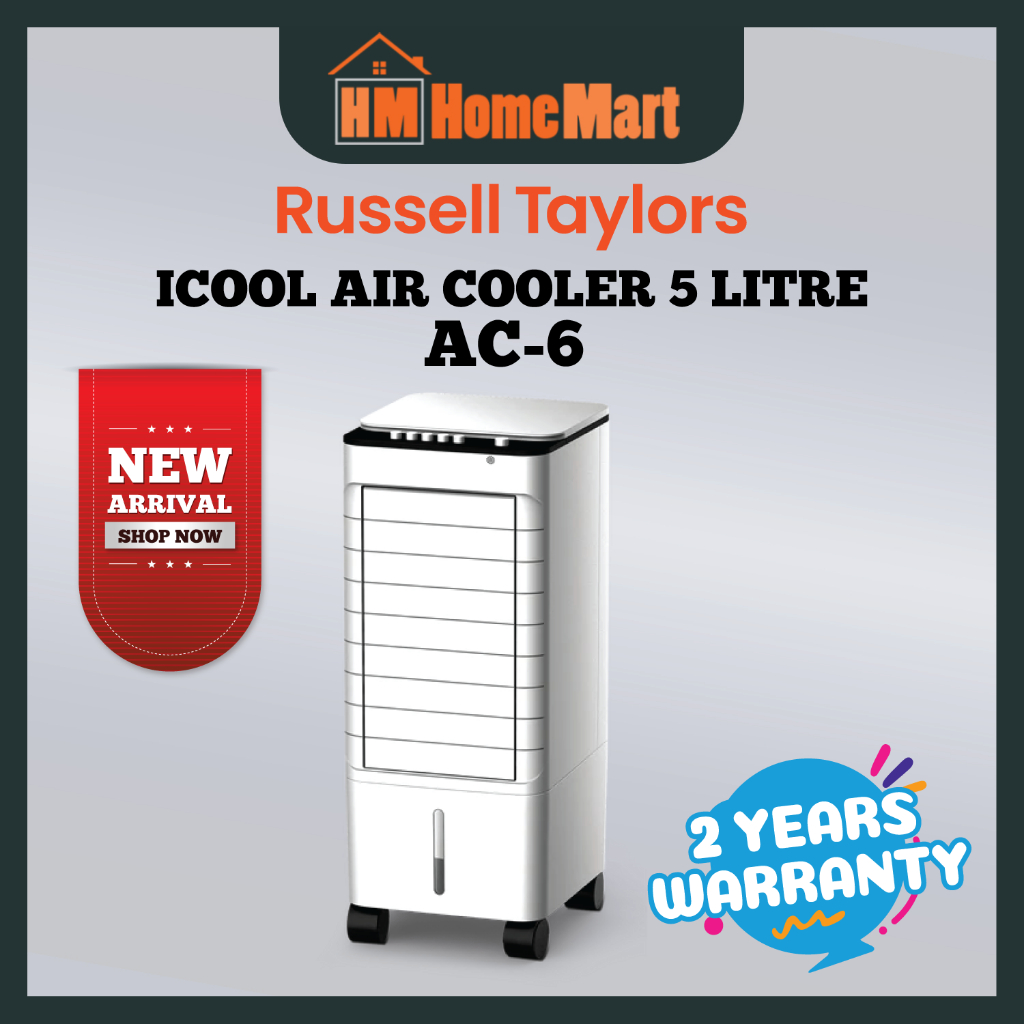Russell Taylors iCool Air Cooler 5L AC-6 (2 Year Warranty) | Shopee ...