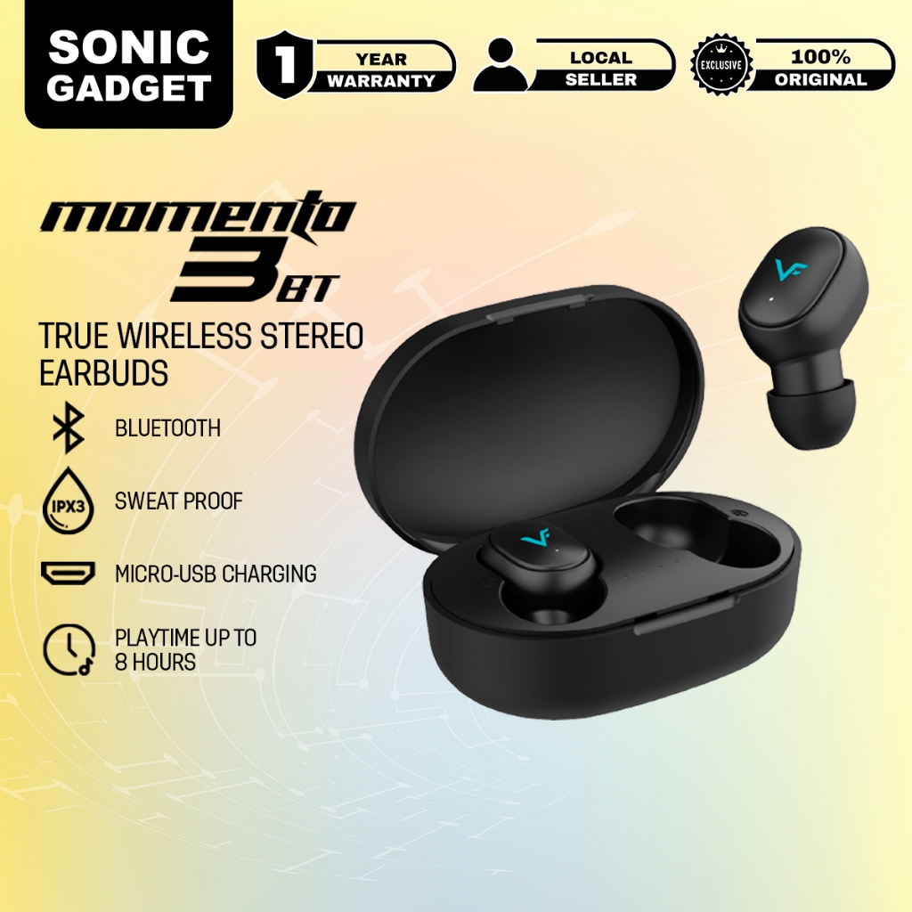 Vinnfier VF Momento 3 BT 2024 Strong Bass TWS ear phone bluetooth 5.4 ...