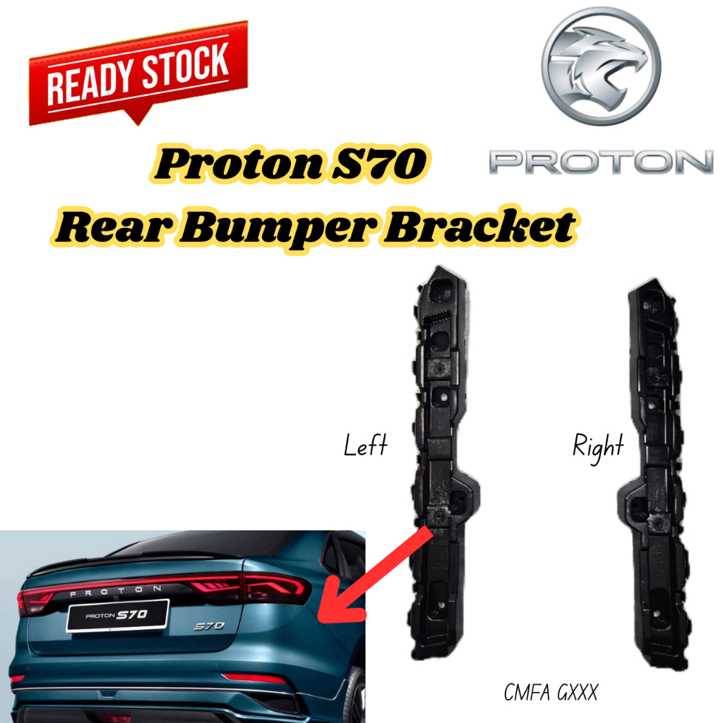 Proton S70 Rear Bumper Bracket Belakang | Shopee Malaysia
