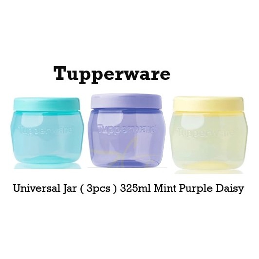 Tupperware Universal Jar 325ml (2pcs) (3pcs) OR 550ml (4pcs) OR 550ml ...
