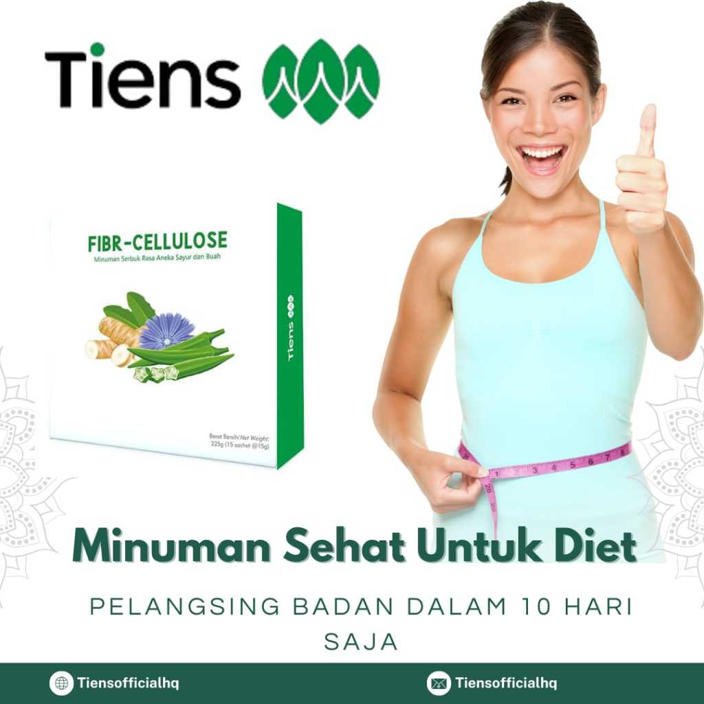TIENS FIBR CELLULOSE - MINUMAN SERAT - MINUMAN PROBIOTIK TINGGI SERAT ...