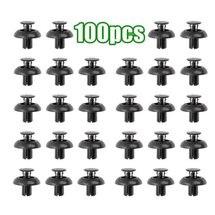 100pcs Car Bumper Clip Fastener 7mm Clip Vios NCP150 NCP93 Estima ...