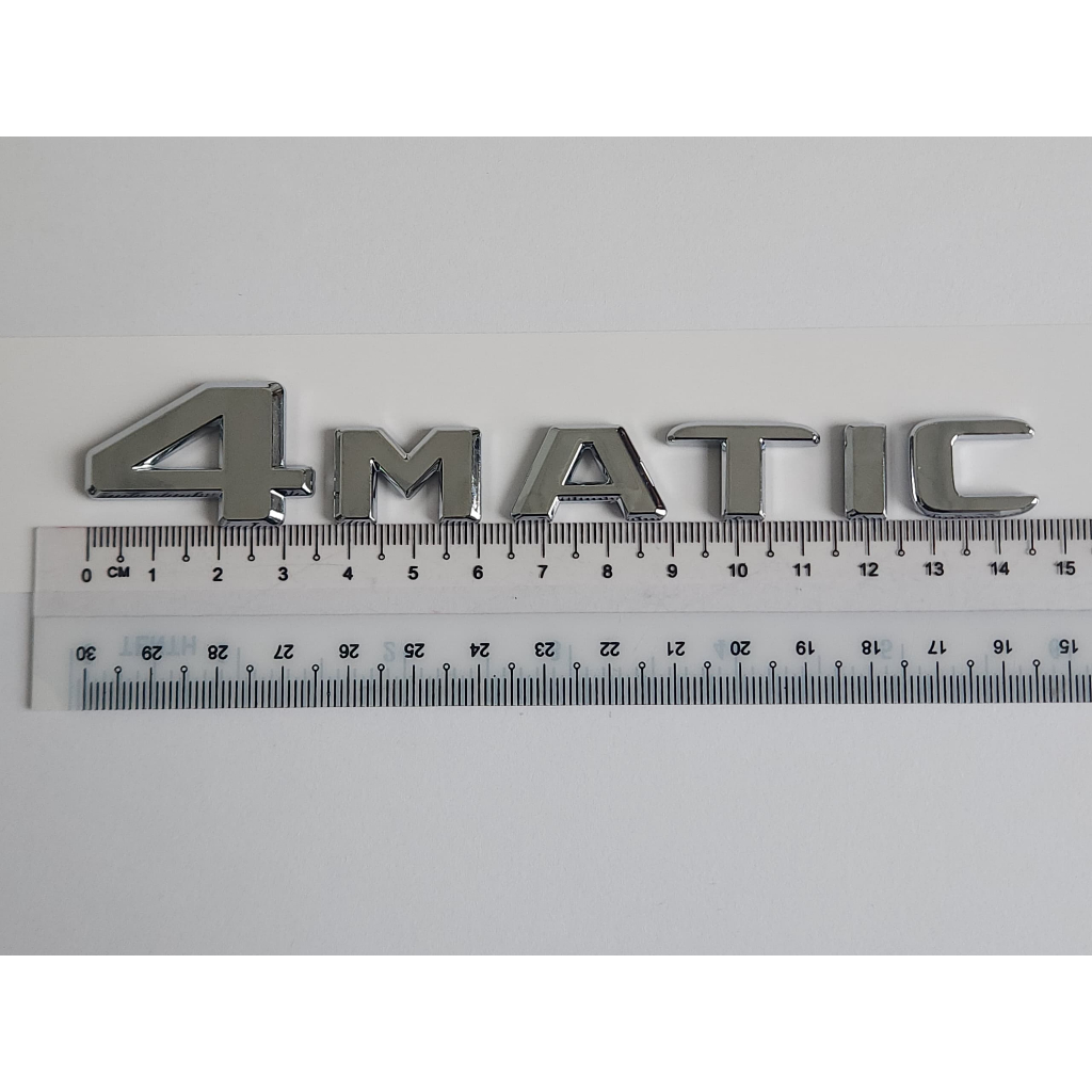 emblem 4matic chrome siap double tape | Shopee Malaysia
