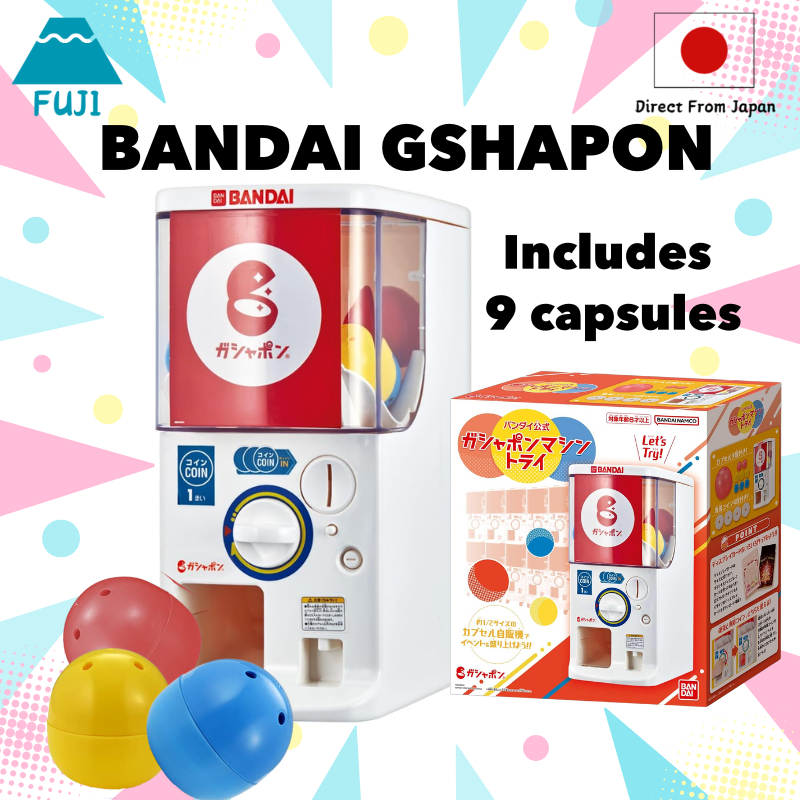 Bandai Gashapon Machine Try Mini Capsule Toy Vending Machine | Shopee ...