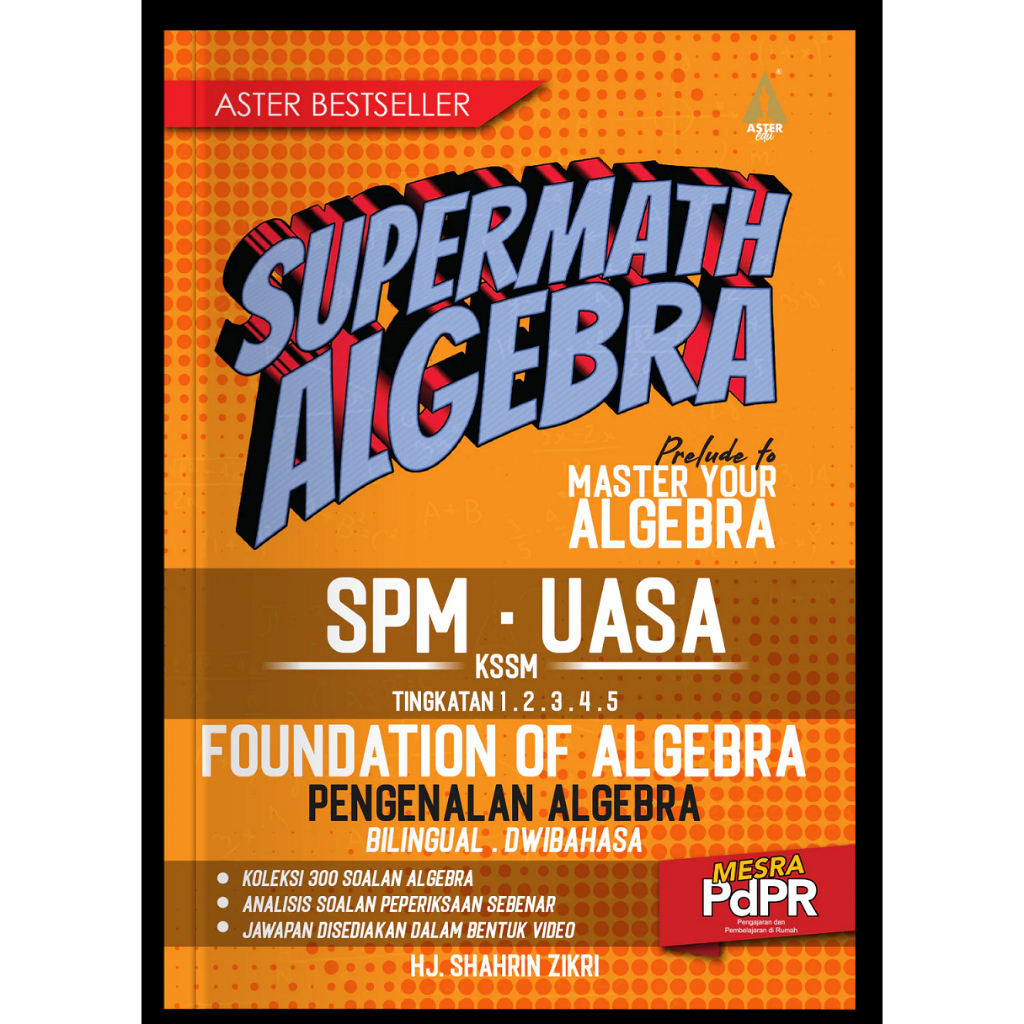 Supermath Algebra - Buku Latihan Matematik Tingkatan 1,2,3,4,5 (ASTER ...