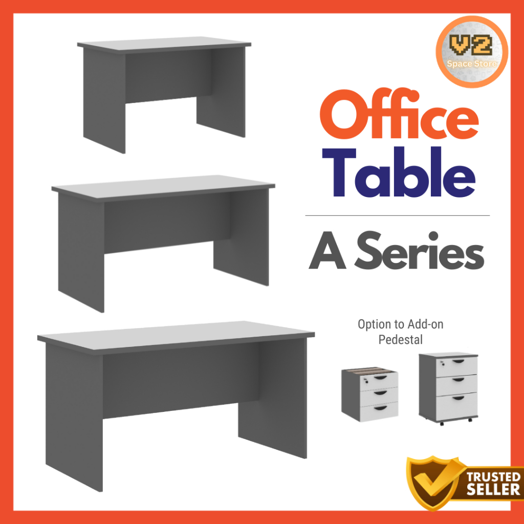 V2s 🌙Ramadan Sales🌙A Series Office Table, Meja Ofis, Writing Table ...