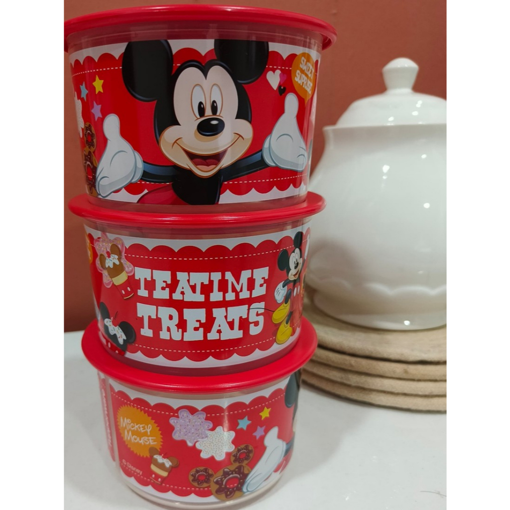 Tupperware One Touch Mickey Mouse 600 ml (1 unit) | Shopee Malaysia